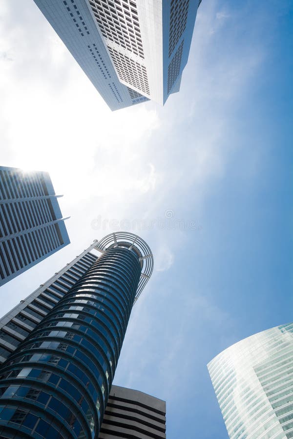 Skyscrapers stock image. Image of modern, high, tall - 80480343