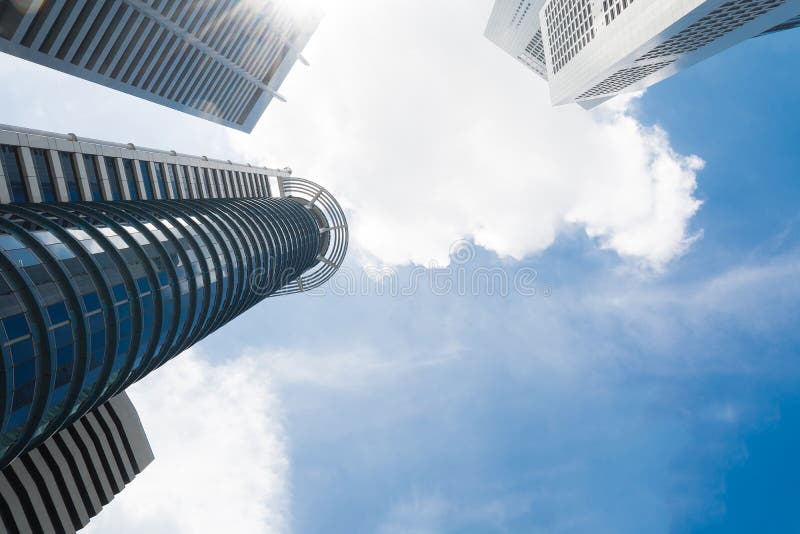 Skyscrapers stock photo. Image of skyscraper, urban, architecture ...