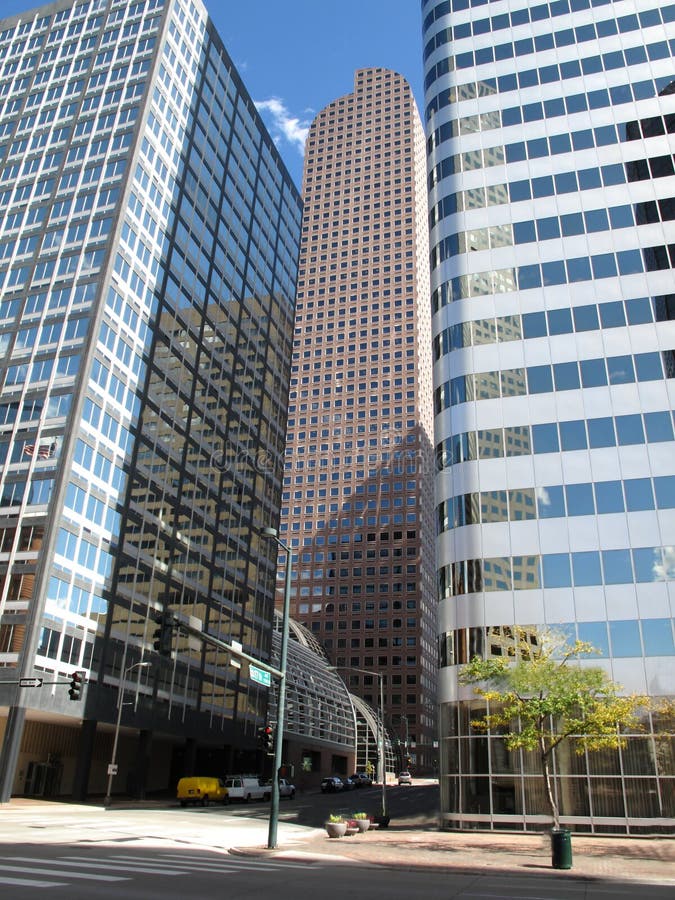 Denver Office Buildings stock image. Image of high, power - 2543729