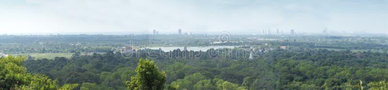 The Skyscrapers in the Distance. Stock Image - Image of thailand ...