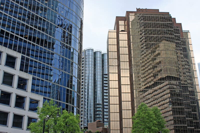 Skyscrapers in Downtown Vancouver Stock Photo - Image of tower, high ...