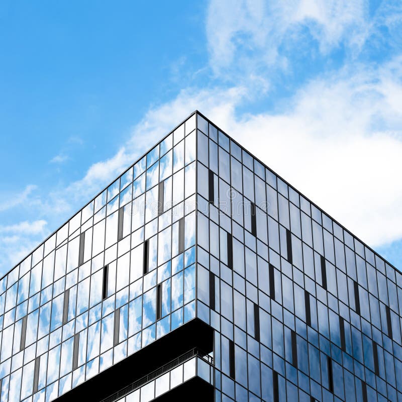 Skyscrapers in a Finance District. Corporate Buildings Stock Photo ...