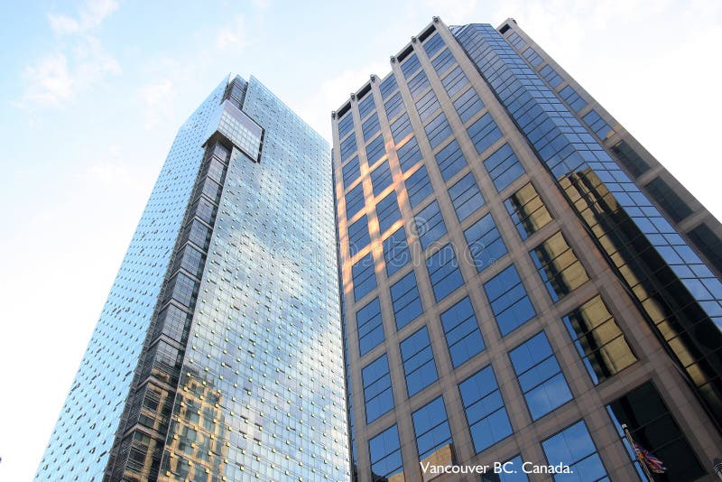 New High Rises Apartments Portland Oregon. Stock Photo - Image of glass ...