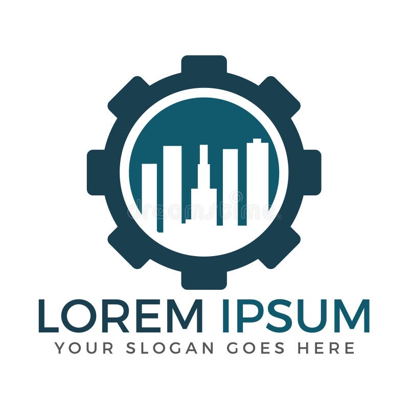 Building Construction and Engineering Logo Design Concept. Stock Vector ...