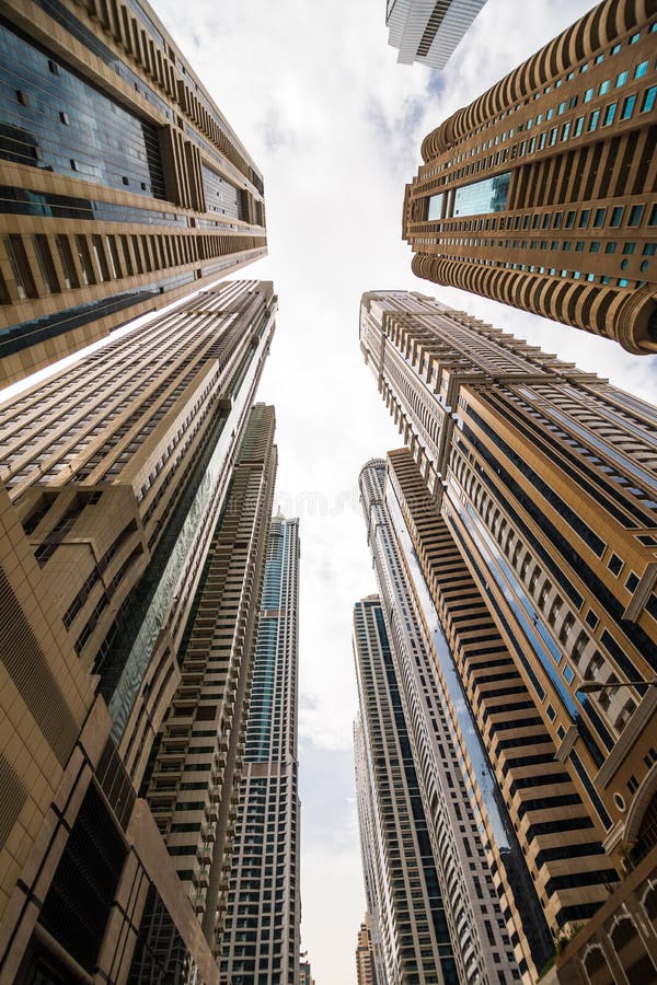 Skyscrapers Looking Up at the Sky. Modern Metropolis. Modern City ...