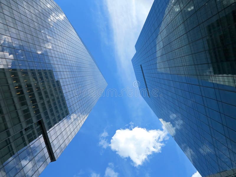 Skyscrapers stock image. Image of metropolis, perspective - 54916977