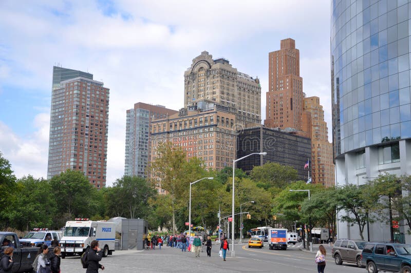 Busy Streets of Lower Manhattan, New York Editorial Stock Image - Image ...