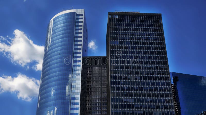 Skyscrapers Office Buildings Stock Image - Image of agency, rises: 85642575