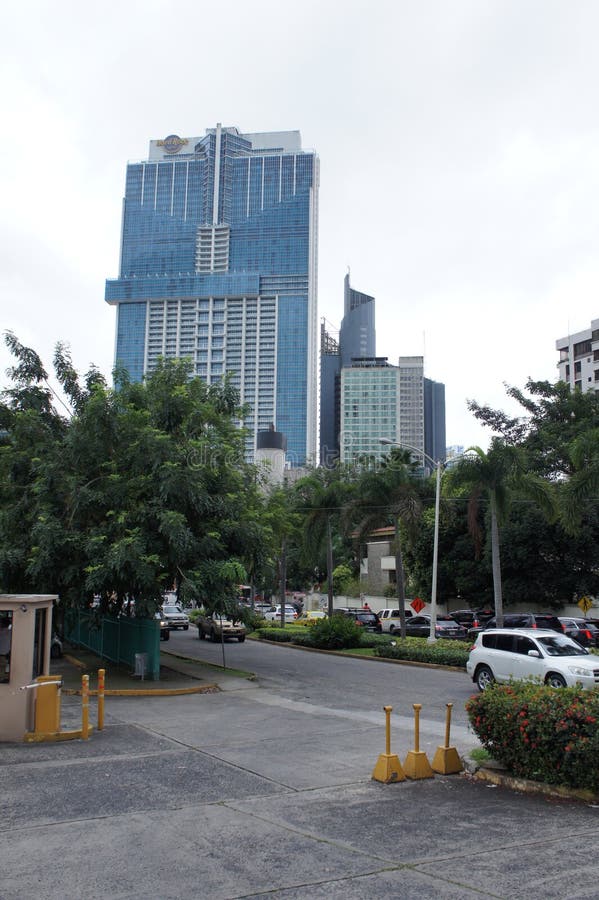 Skyscrapers on One of the Streets of the Central Part of the Capital of ...