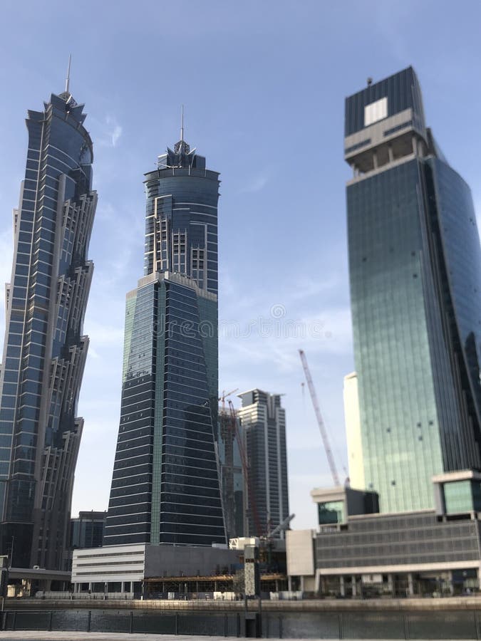 Skyscrapers on Sheikh Zayed Road in Dubai, UAE Editorial Image - Image ...