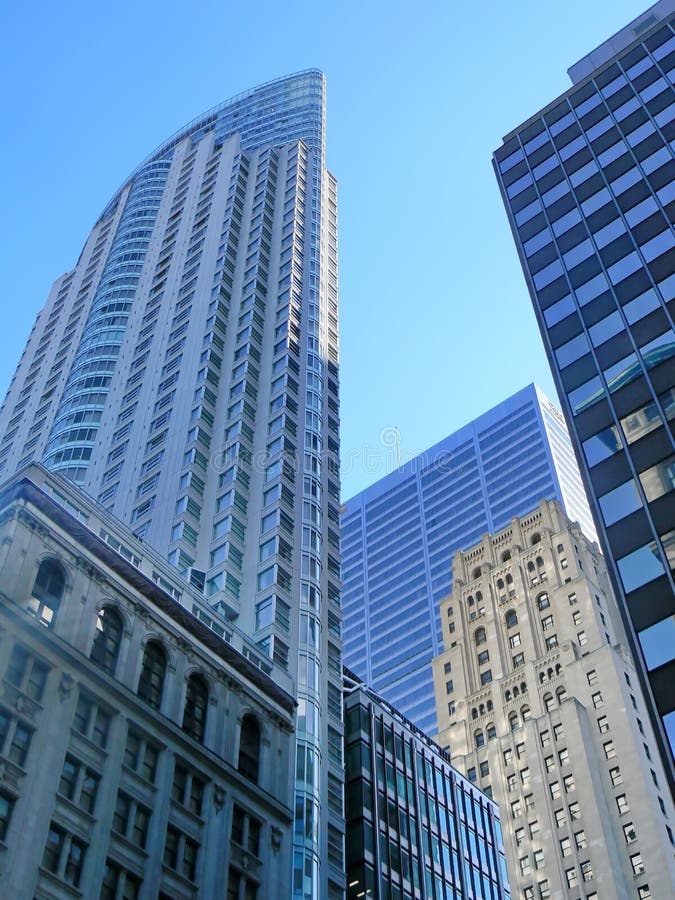 Skyscrapers in Toronto, Canada Stock Photo - Image of building, design ...