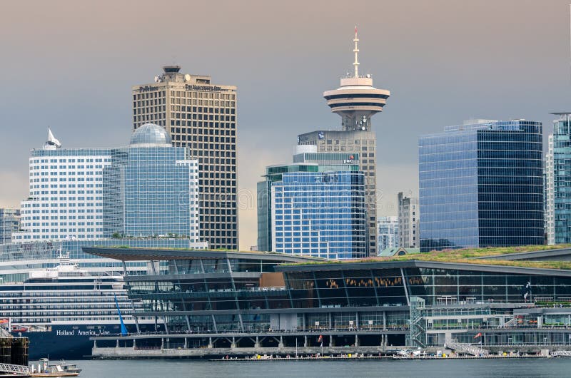 Skyscrapers in Vancouver editorial photography. Image of vancouver ...