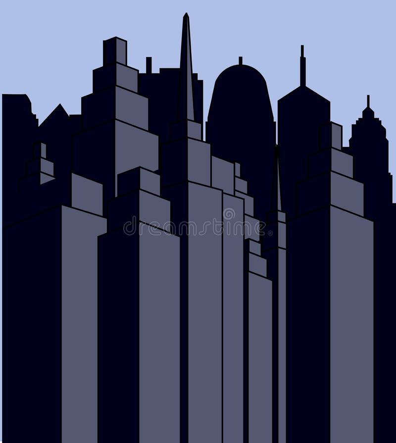 Skyscrapers Vector Image. City Scape. Urban Landscape. Stock Vector ...