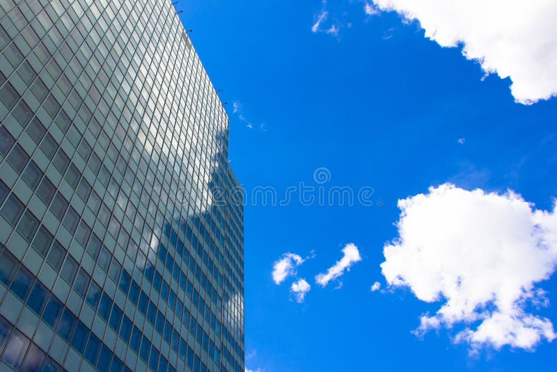 Skyscrapers View with Blue Sky Building Stock Image - Image of ...