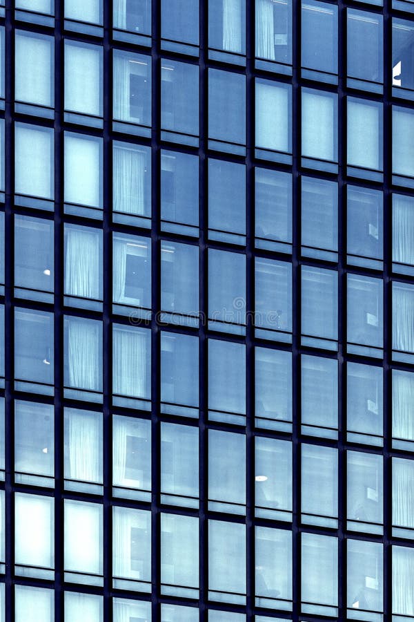 Skyscrapper with Abstract Windows. Modern Architecture Facade Stock ...