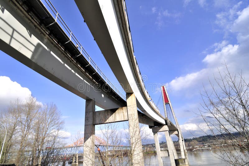 The Mission Bridge stock photo. Image of span, bridge - 23734952