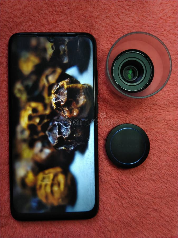 Skyvik Signi One 25mm Mobile Macro Lens Stock Image - Image of gadget ...