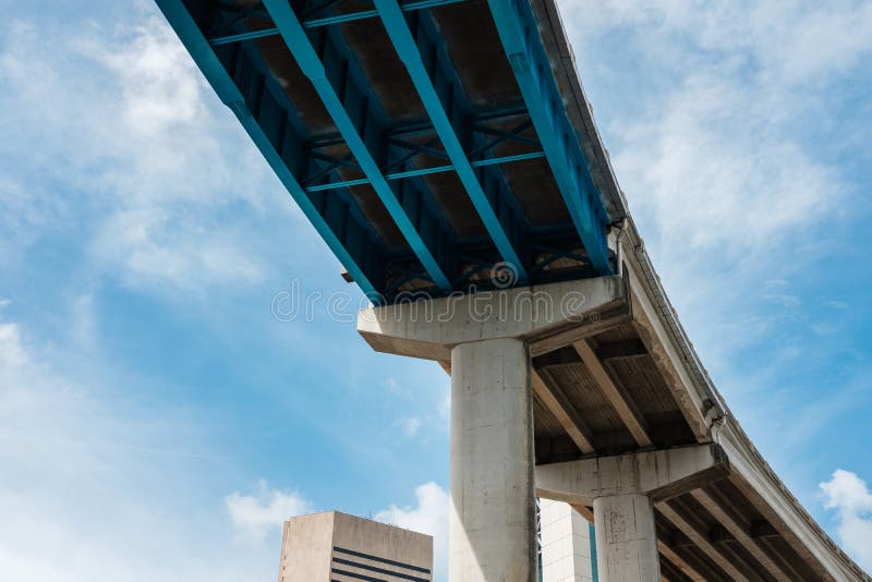 Interstate Highway Overpass Stock Image - Image of public, interstate ...