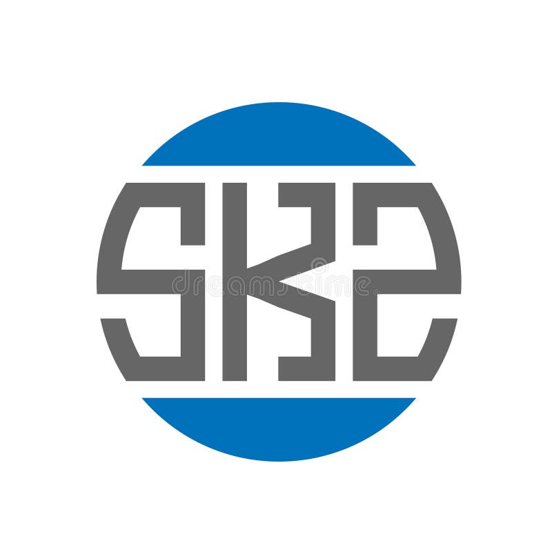 SKZ Letter Logo Design on White Background. SKZ Creative Initials ...