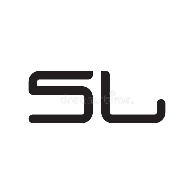 Sl Initial Letter Vector Logo Icon Stock Vector - Illustration of icon ...