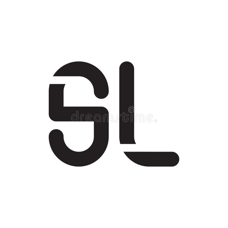 Sl Initial Letter Vector Logo Icon Stock Vector - Illustration of ...