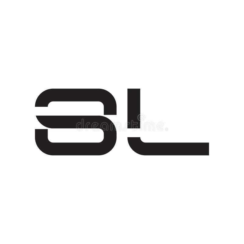 Sl Initial Letter Vector Logo Icon Stock Vector - Illustration of ...