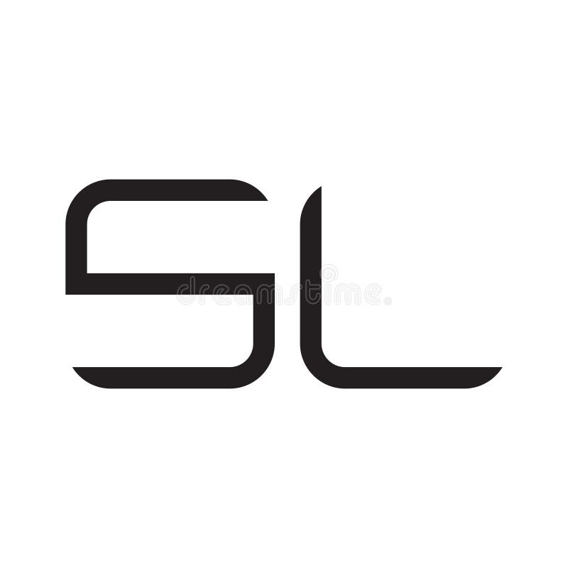 Sl Initial Letter Vector Logo Icon Stock Vector - Illustration of ...