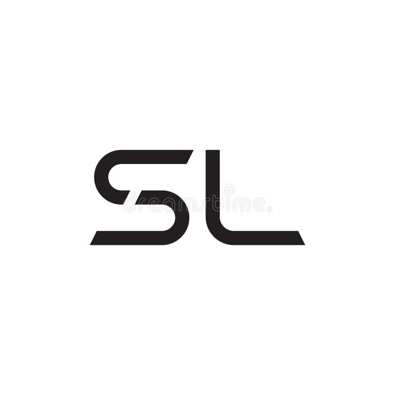 Sl Initial Letter Vector Logo Icon Stock Vector - Illustration of ...