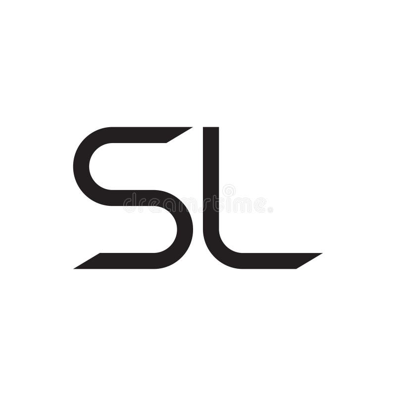 Sl Initial Letter Vector Logo Icon Stock Vector - Illustration of logo ...