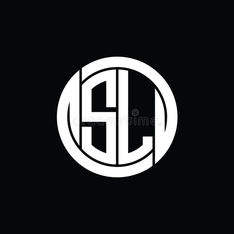 SL Logo Monogram Shield Inside Circle Shape Vector Images Design ...