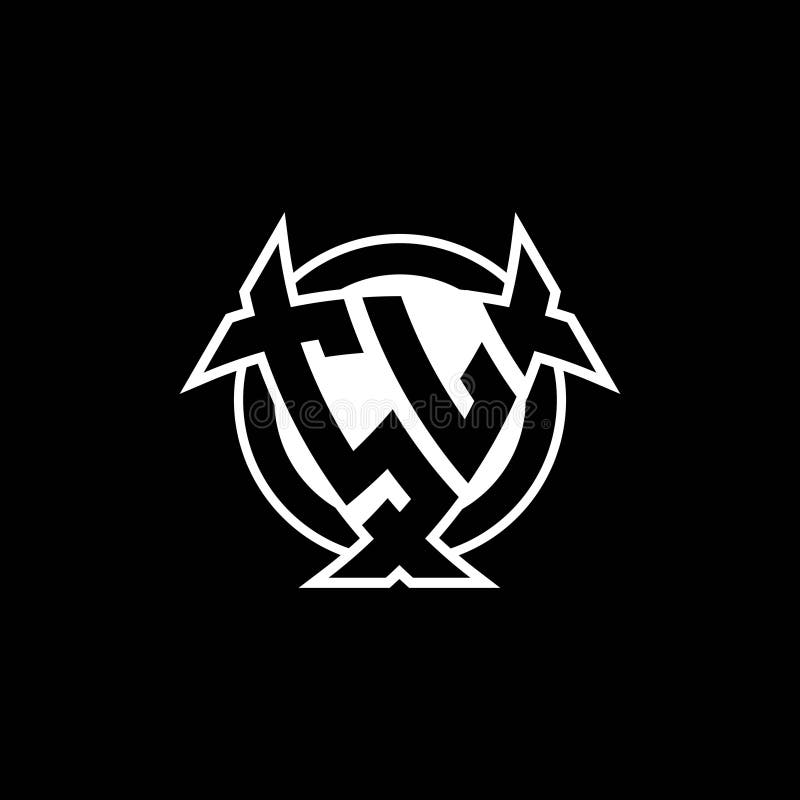 SL Logo Monogram Triangle Shield and Circle Shape Stock Vector ...