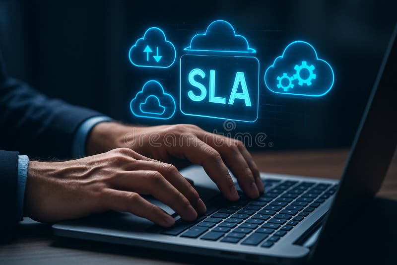 Sla Cloud Computing Service Level Agreement Technology Business it Infrastructure Management ...