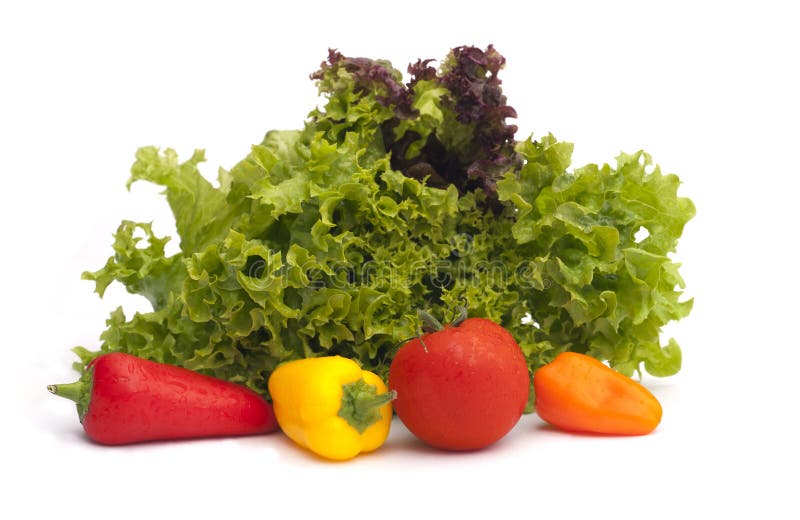 Sla en groenten stock foto. Image of ingrediënt, ronde - 26517608