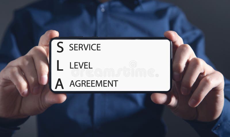 SLA-Service Level Agreement. Business Concept Stock Image - Image of ...
