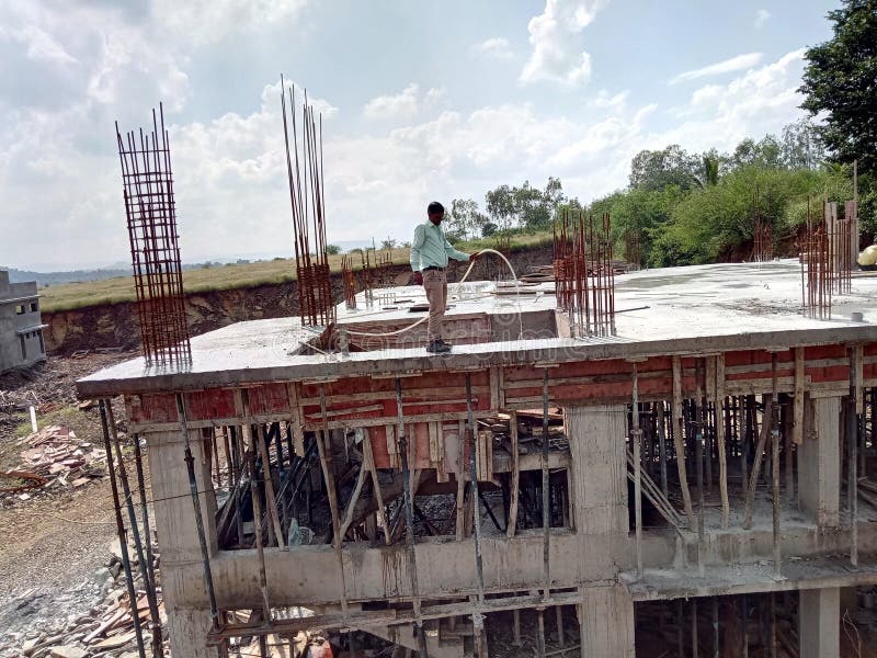 In Slab Coasting Work Completed Curing Activity Has Started and Back ...