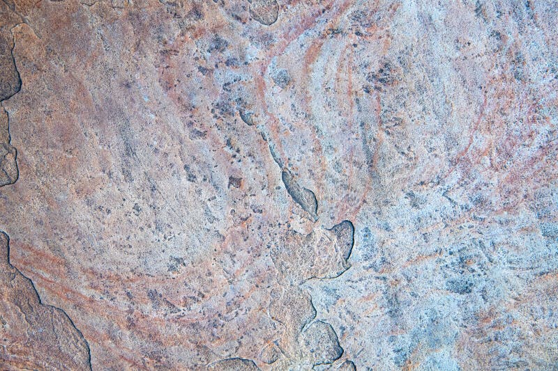 Slab of Natural Stone with Rust-colored Peelings. Texture Background ...