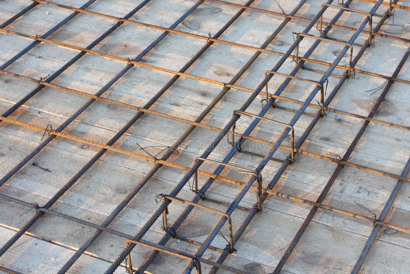 Slab reinforcement stock image. Image of connect, house - 43479495