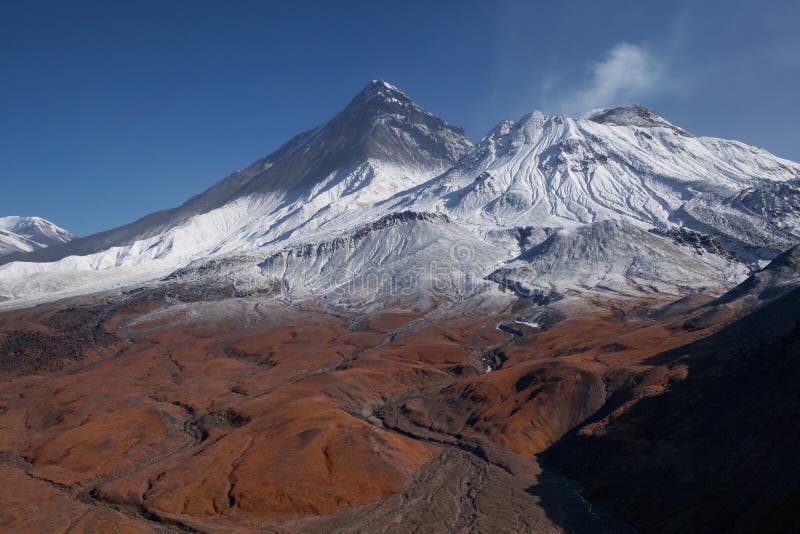 Fields volcano stock photo. Image of volcanoes, kamchatka - 116921760