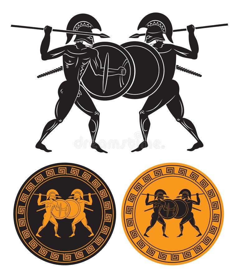 Athena, Godin Van Griekse Mythologie Stock Afbeelding - Image of ...