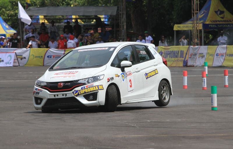 Slalom editorial image. Image of championships, java - 45774065