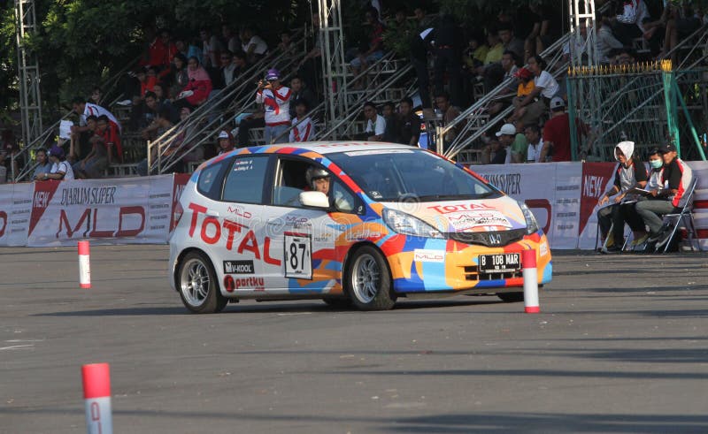 Slalom test editorial photography. Image of road, racing - 36086132