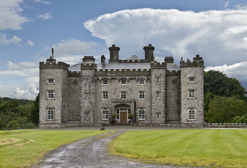 Slane Castle stock image. Image of lords, architecture - 26063601