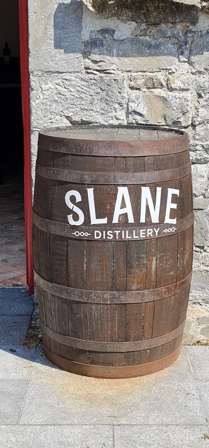 Slane Castle Distillery Pub, Wood Barrel Ireland Stock Image - Image of ...
