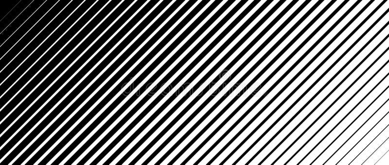 Line Fade Pattern. Faded Halftone Black Lines Isolated on White ...