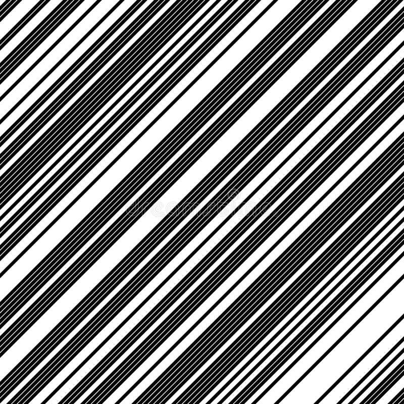 Slanting Black Stripes Pattern Vector Stock Vector - Illustration of ...
