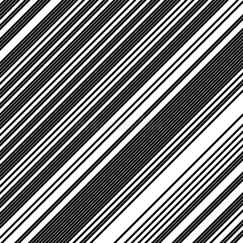 Slanting Black Stripes Pattern Vector Stock Vector - Illustration of ...
