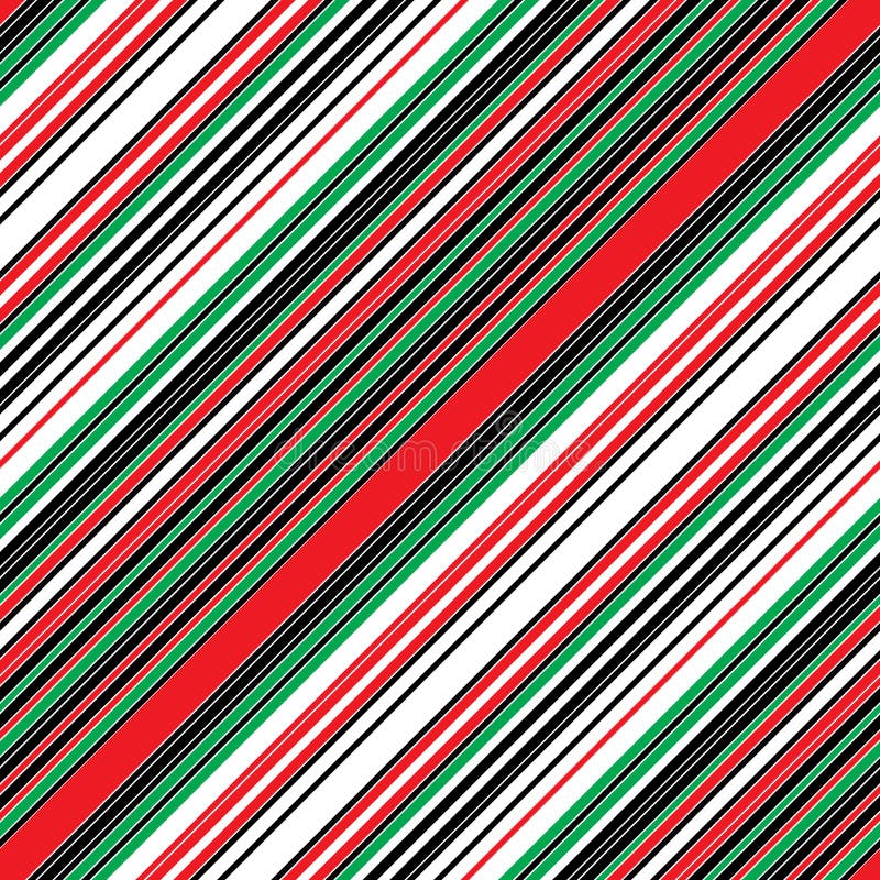 Slanting Color Stripes Pattern Vector with Outline, Modern Stylish ...