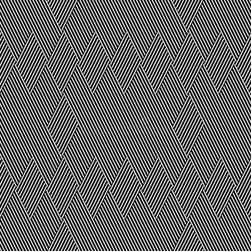 Slanting Pattern with Black Lines, Modern Stylish Image. Stock Vector ...