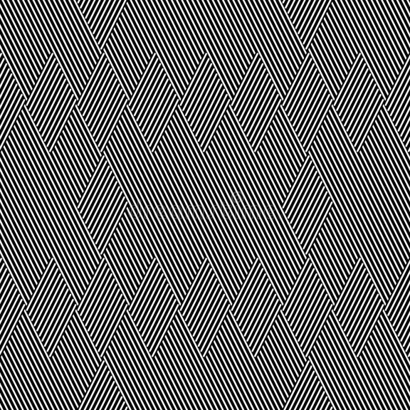 Slanting Pattern with Black Lines, Modern Stylish Image. Stock Vector ...