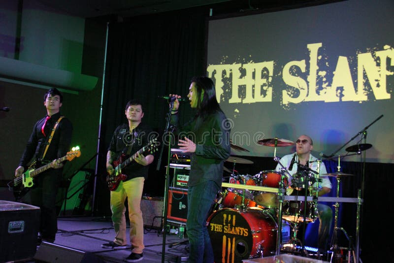The Slants editorial stock image. Image of tree, newcon - 48522479